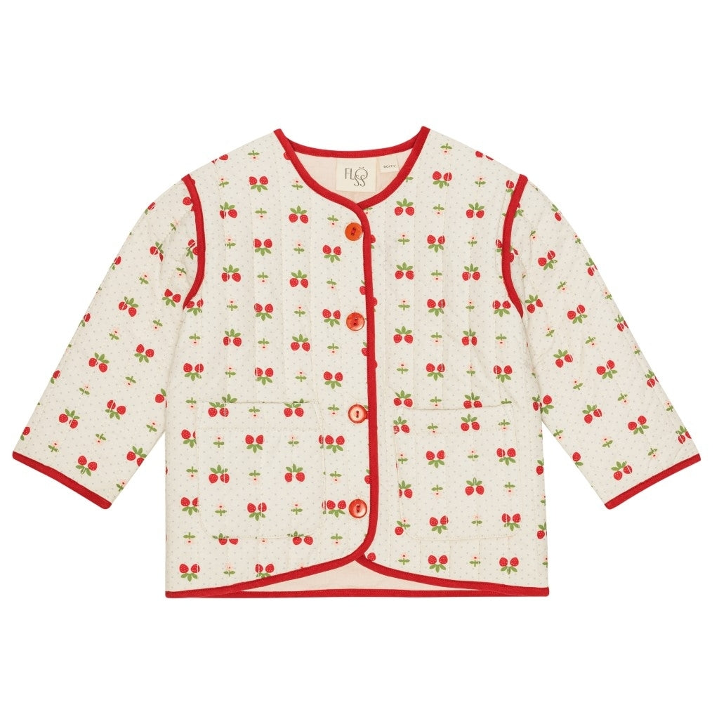 Sofia Jacket - Soft White Berry