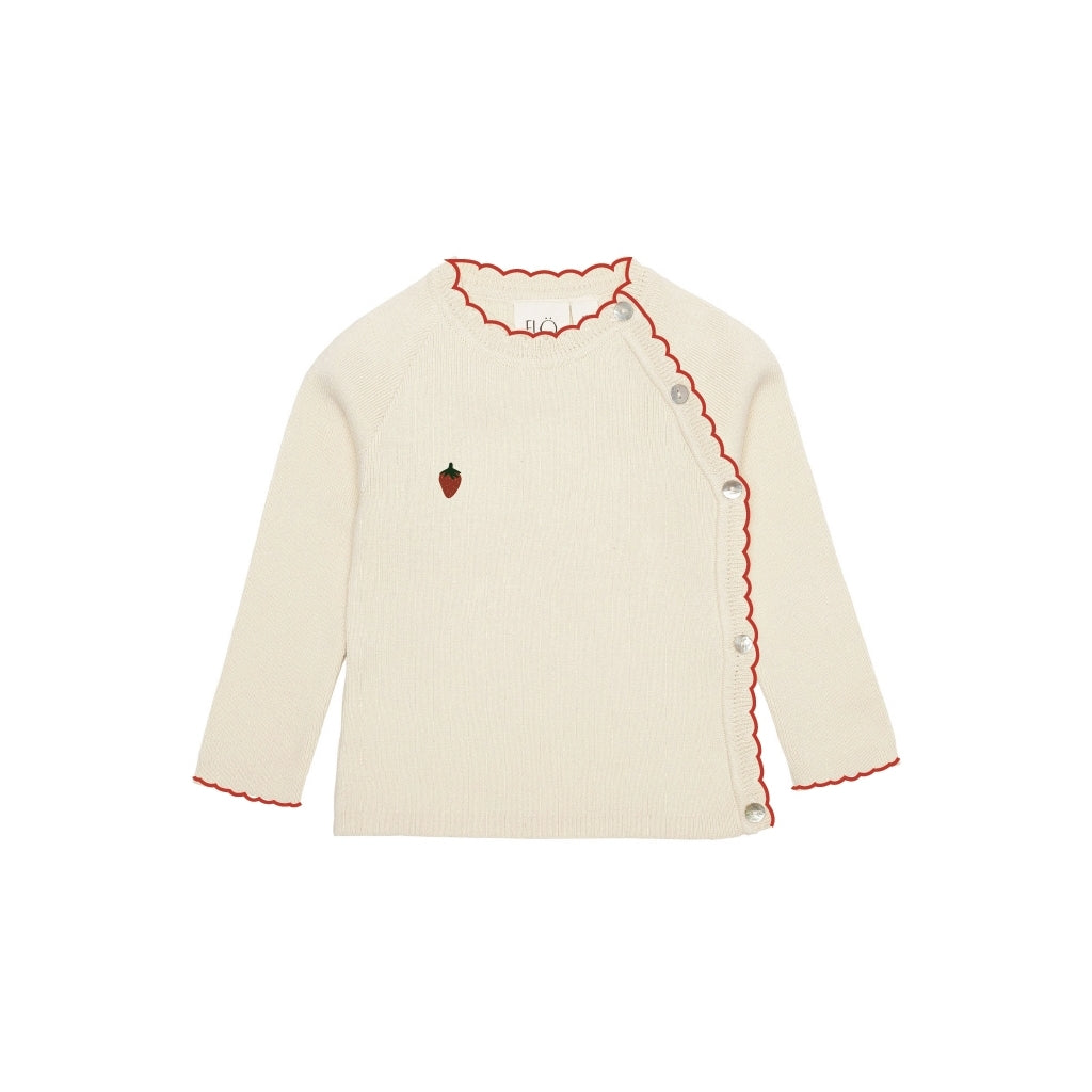 Kaya Blouse Berry - Soft White Berry